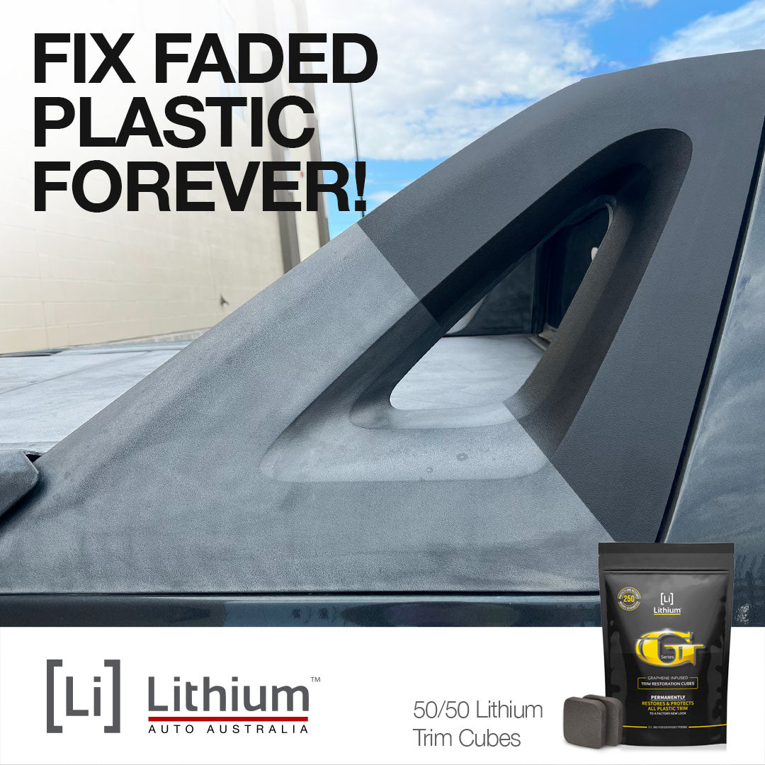 Black Trim Restorer - Graphene Trim Cubes Lithium Auto