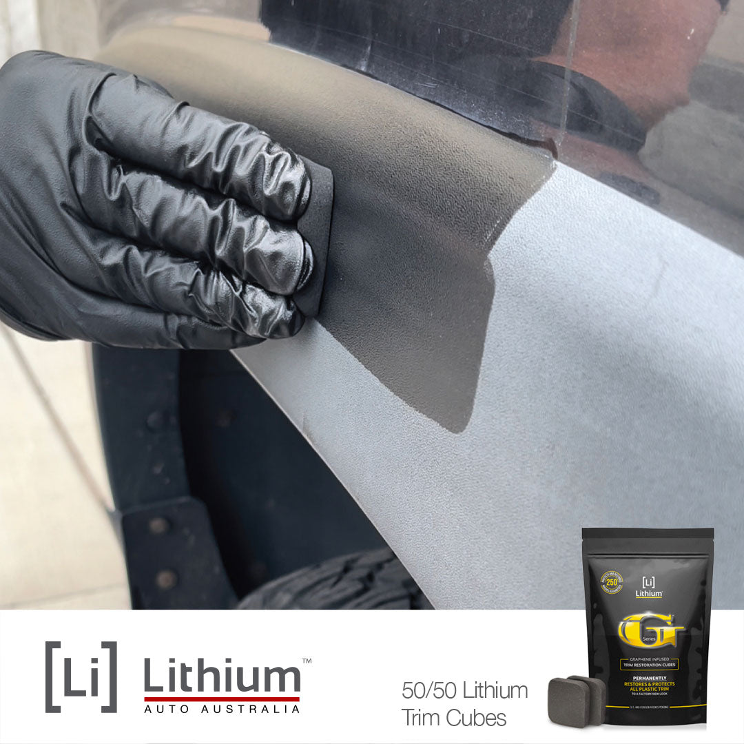 Black Trim Restorer - Graphene Trim Cubes Lithium Auto