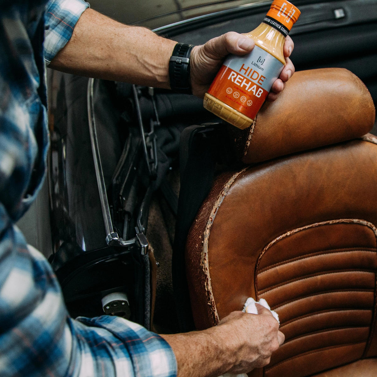 Hide Rehab Leather Conditioner | Lithium Auto Care